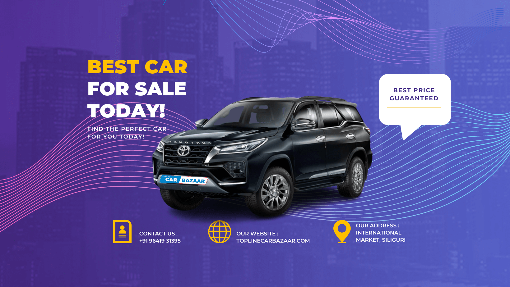 Discover top-quality Used Cars in Siliguri at Topline Car Bazaar.